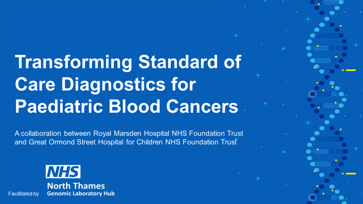 NHS North Thames Genomic Laboratory Hub Collaboration recognised at the ...