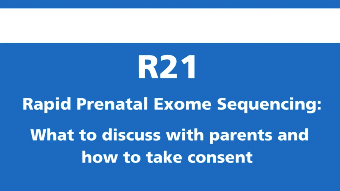 R21 test for fetal anomalies - what to discuss with parents and how to ...