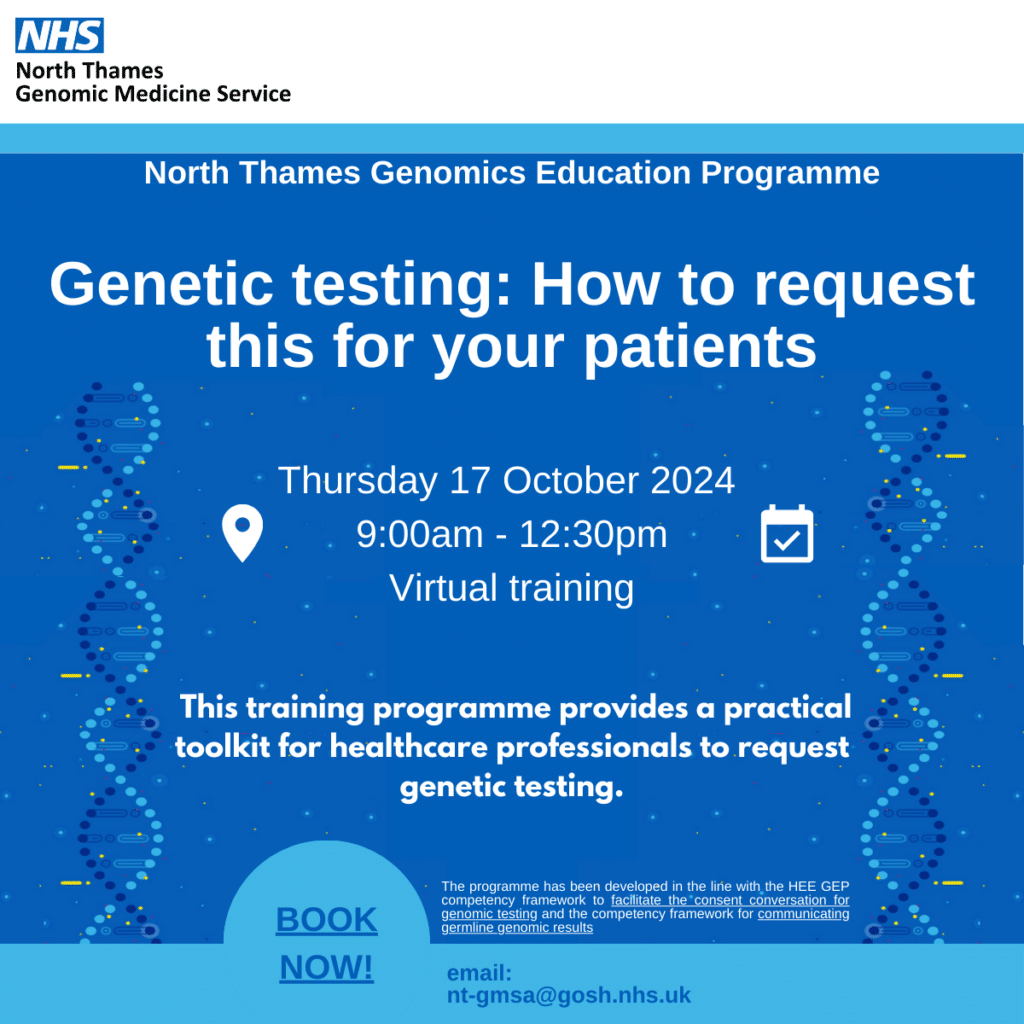 Circulating tumour DNA testing in the NHS - North Thames GMS : North ...